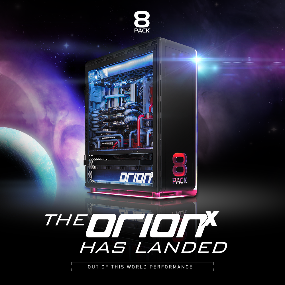The 8Pack OrionX has landed! Powerful Dual-System with Extreme OC ...