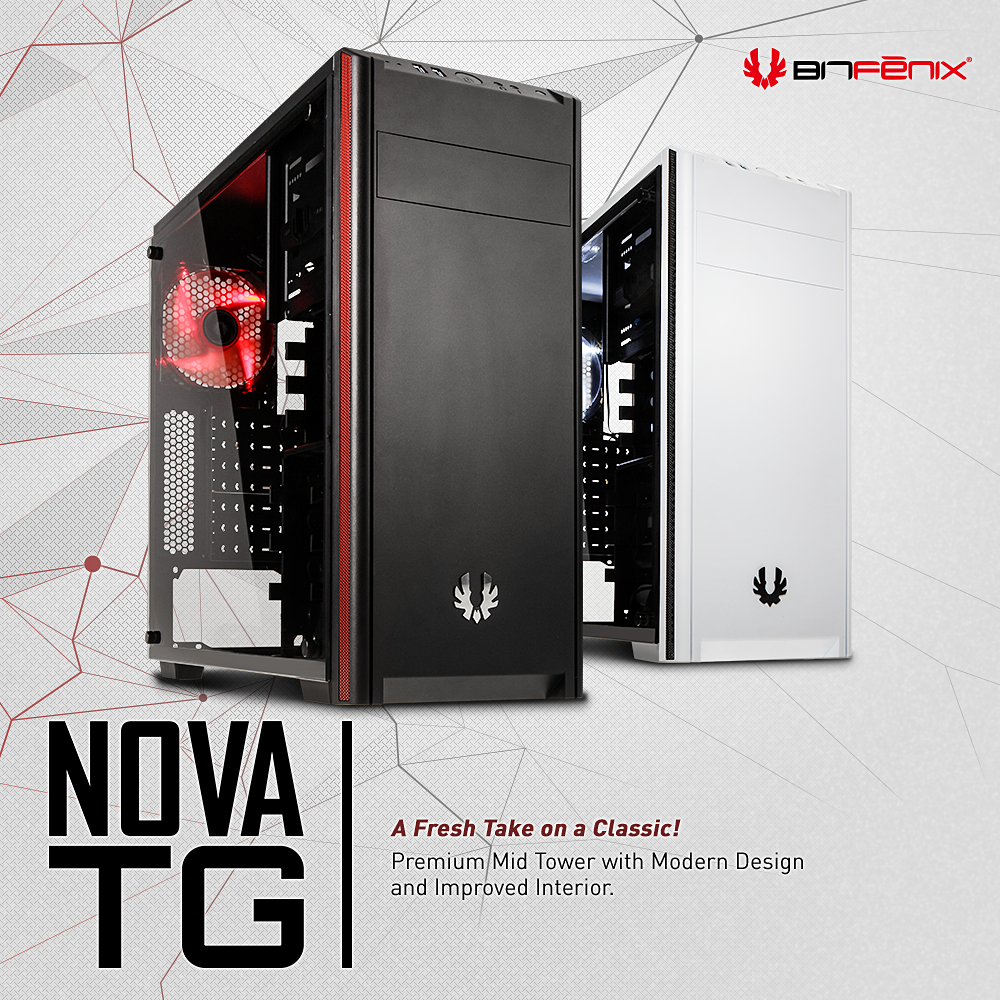 The BitFenix Nova TG Midi-Tower: An Updated Classic! - Caseking Blog ...