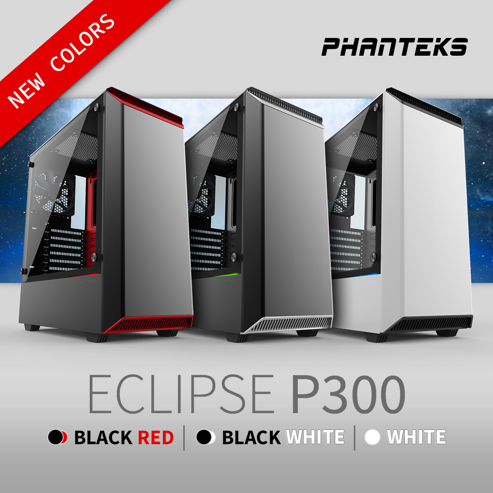 Compact Phanteks Eclipse P300 Midi-Tower: Available Now in Three New ...