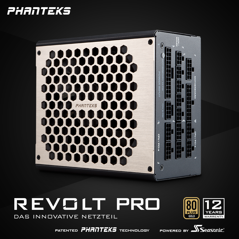 PHANTEKS Revolt PRO: Neues Netzteil mit innovativen Features - Caseking ...