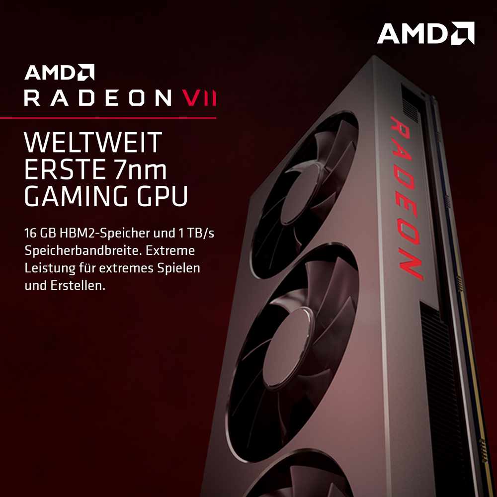 AMD Radeon VII: Die weltweit erste 7-nm-Gaming-Grafikkarte ist ab ...