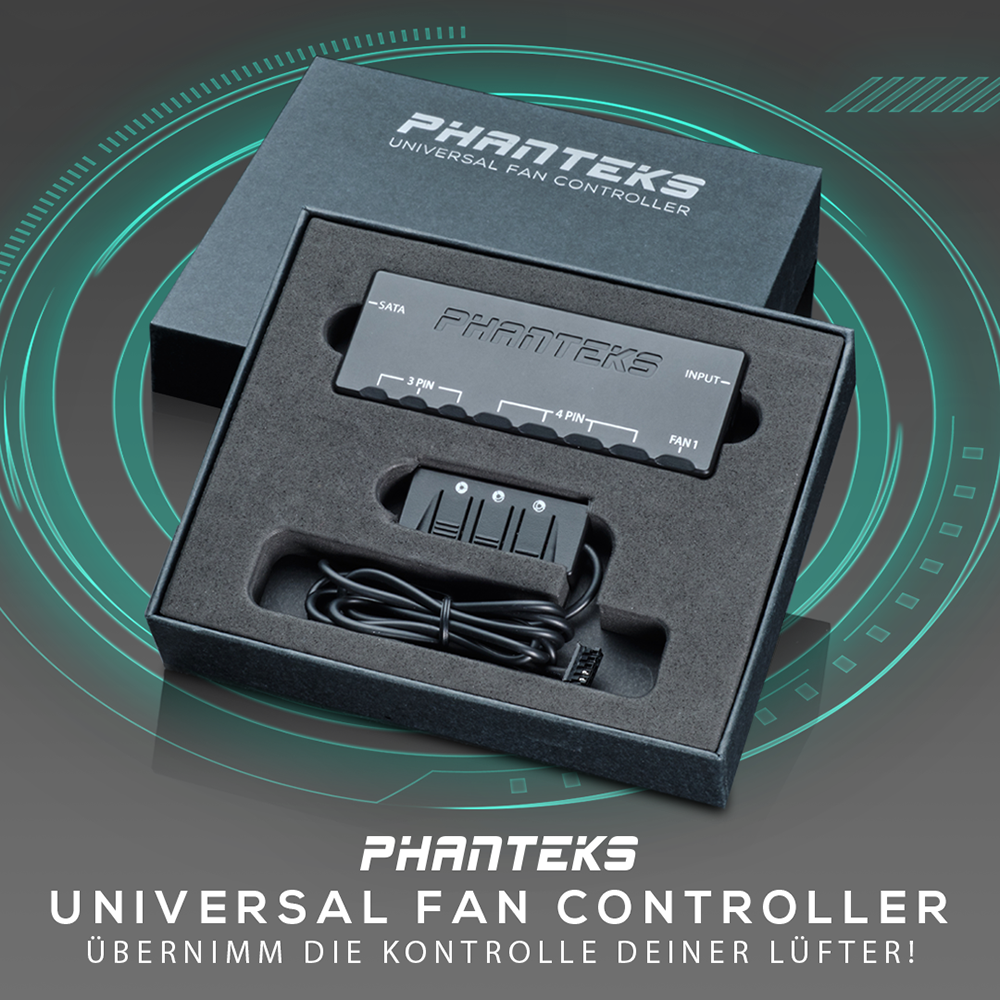 Übernimm mit dem PHANTEKS Universal Lüfter-Controller die Kontrolle ...