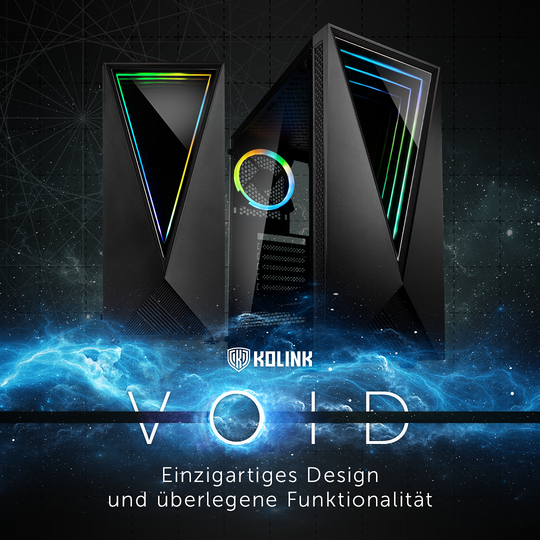 Ein Blick in die Unendlichkeit - das Kolink VOID RGB - Caseking Blog ...