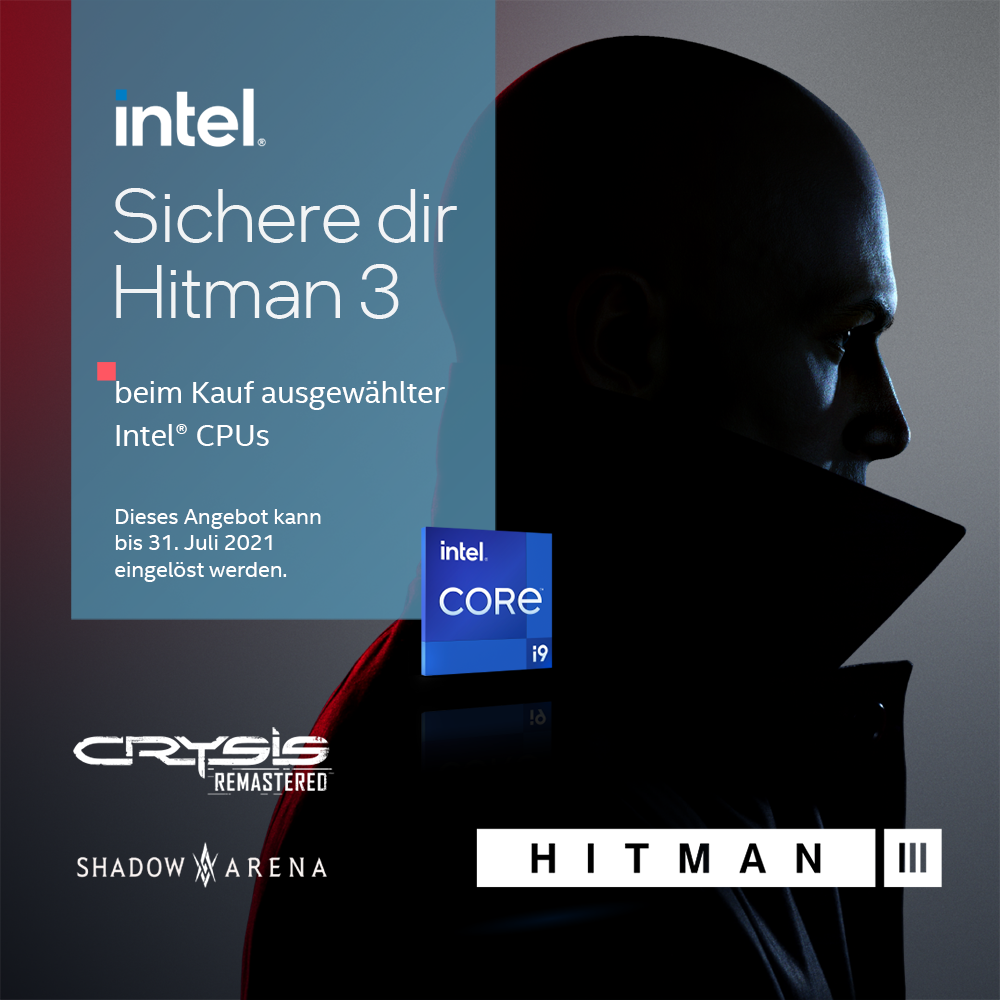 Hitman 3 und mehr zu ausgewählten Intel-CPUs & qualifizierten PC ...