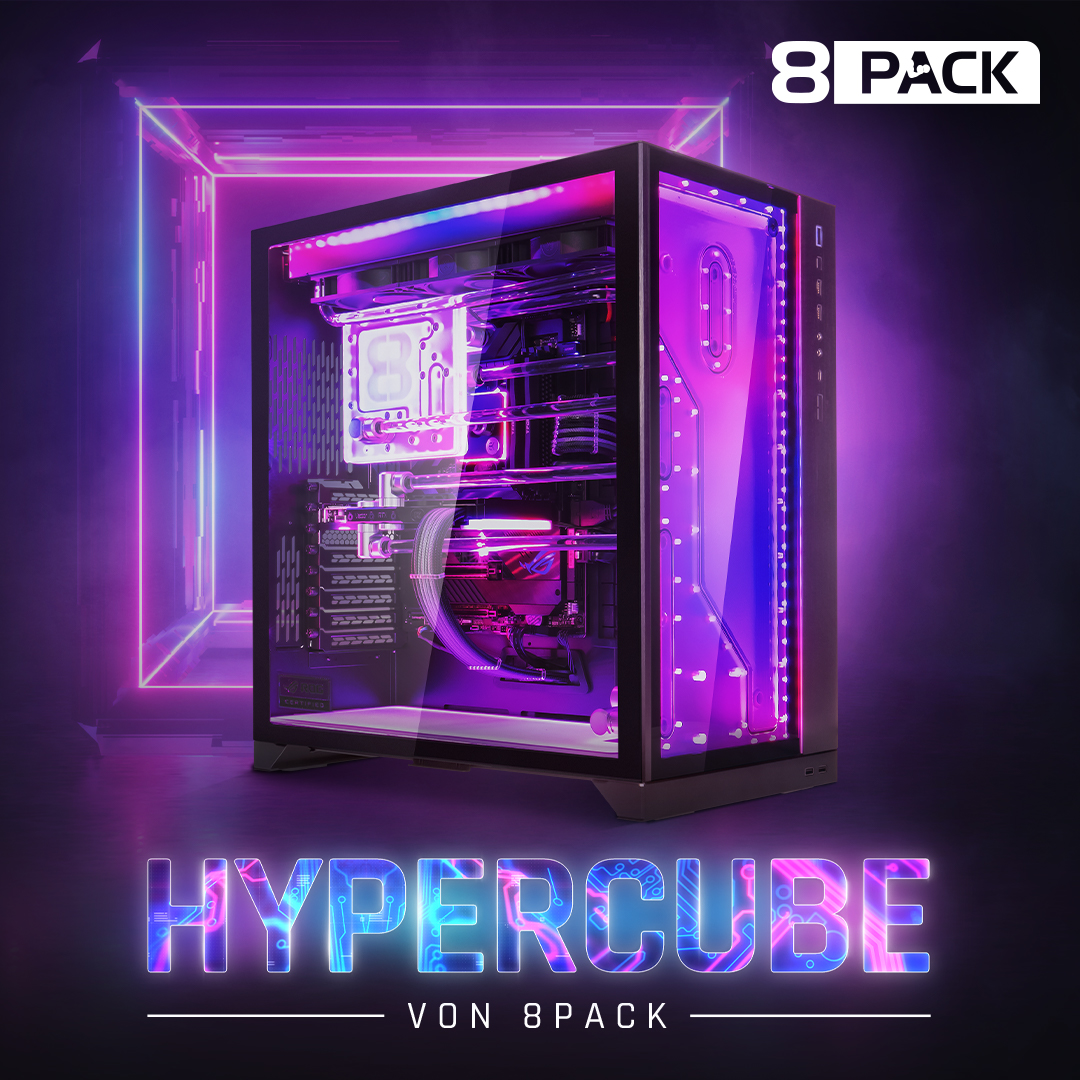 8Pack Hypercube MK2: handverlesener, übertakteter und wassergekühlter Gaming-PC