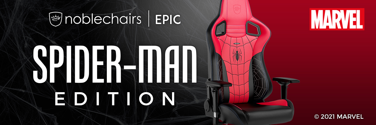noblechairs EPIC Spider-Man Edition: Komfort für die Spinne!