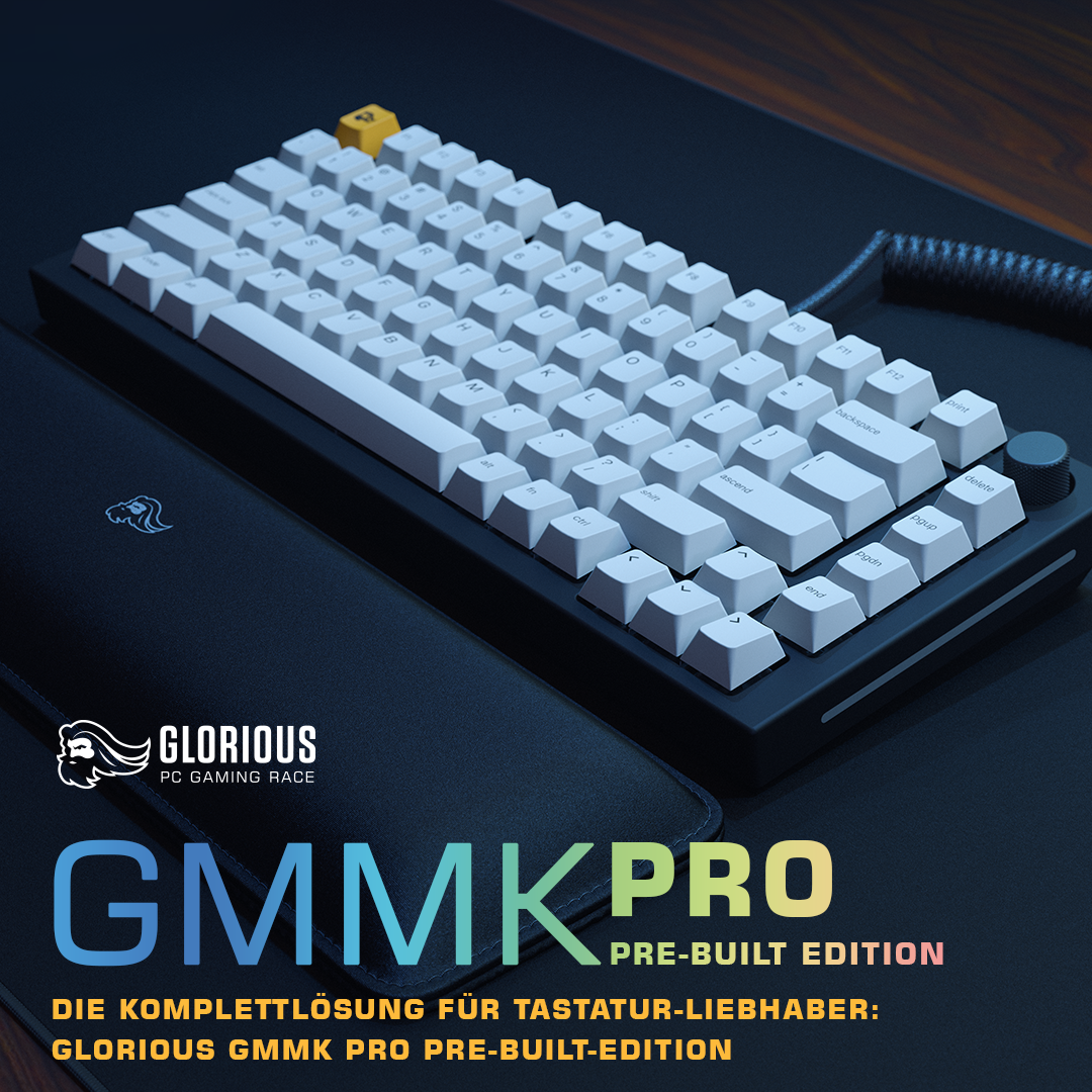 Die Glorious GMMK Pro Pre-Built-Edition