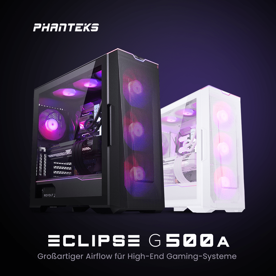 PHANTEKS Eclipse G500A | Gaming-PC Gehäuse mit RGB
