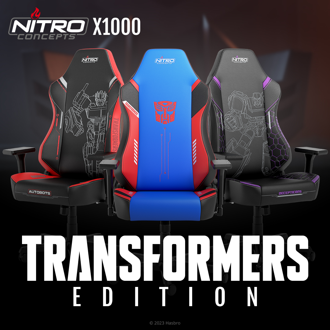 Nitro Concepts X1000 Gaming-Stuhl - Transformers Edition - Caseking Blog