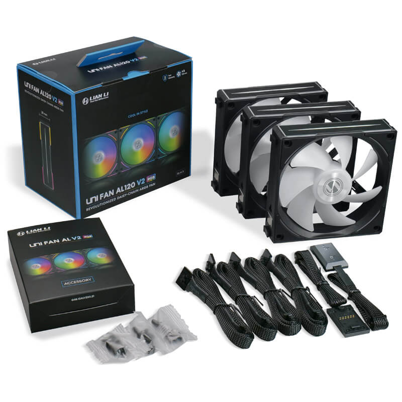 Lian Li UNI FAN AL V2 und Strimer Plus V2