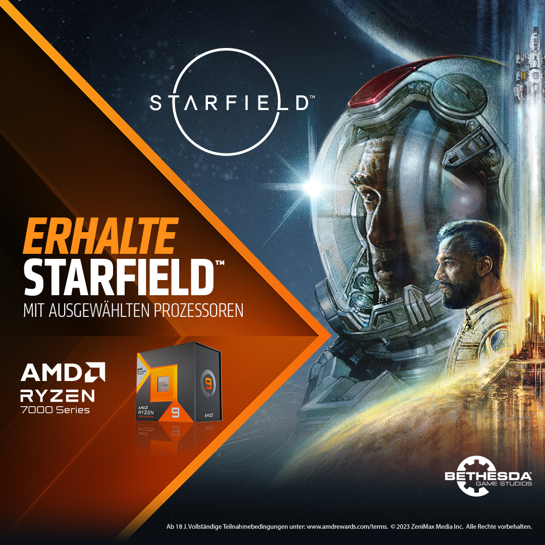 Starfield zu AMD Ryzen 7000 Prozessoren dazu erhalten! - Caseking Blog ...