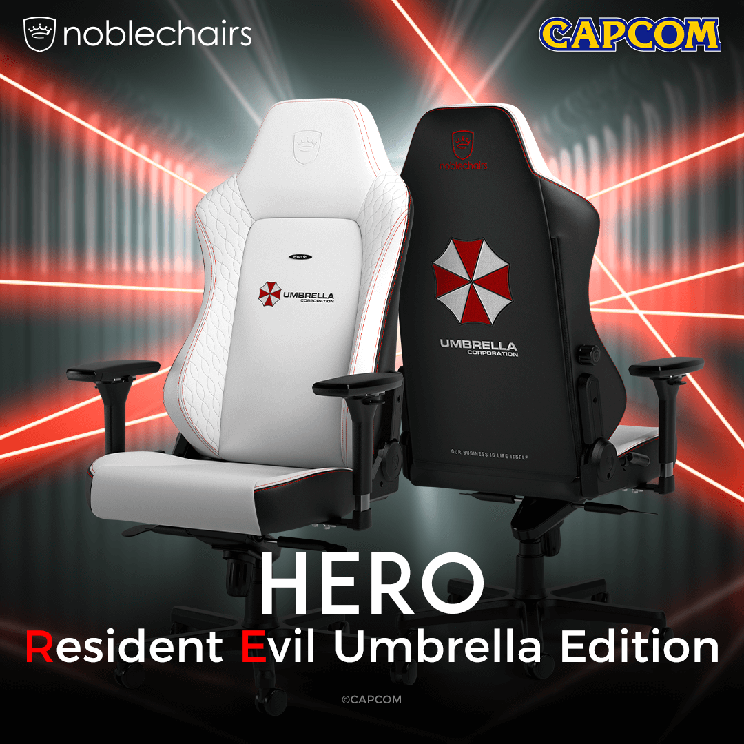 noblechairs HERO - Resident Evil Gaming Stuhl – Dein Traumsitz in der ...