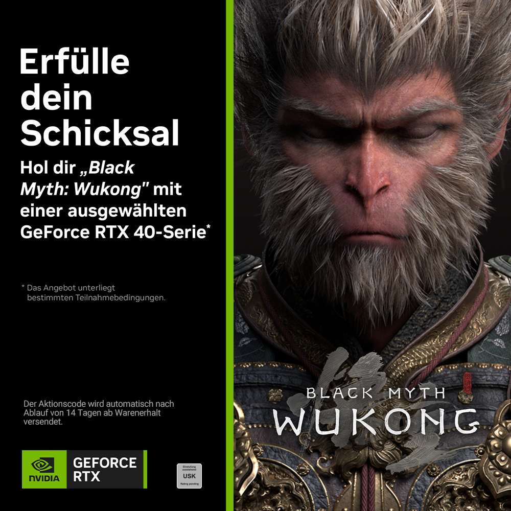 Black Myth: Wukong jetzt zu NVIDIA GeForce RTX 4090, 4080 (SUPER), 4070 ...