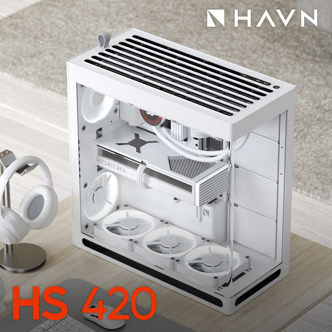 Neue PC-Gehäuse, neue Marke: HAVN HS 420 & HS 420 VGPU