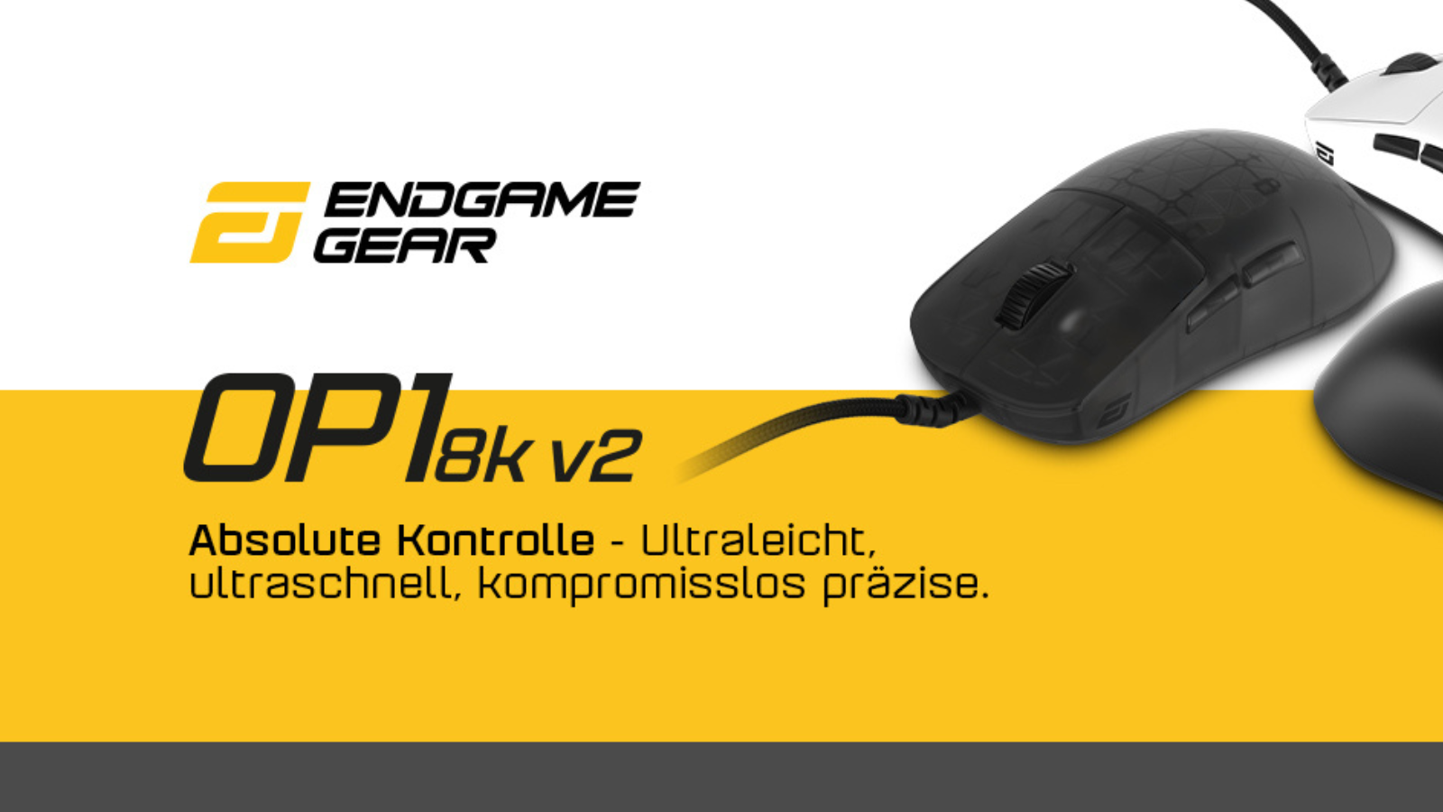 Die Endgame Gear OP1 8k v2 & OP1w 4k v2: Profi-Gaming-Mäuse