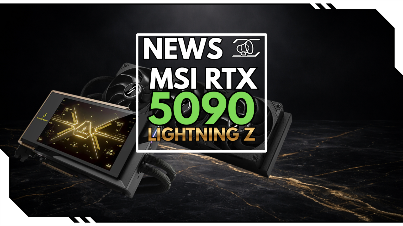 MSI RTX 5090 Lightning Z – Extreme 2.500 Watt GPU für OC