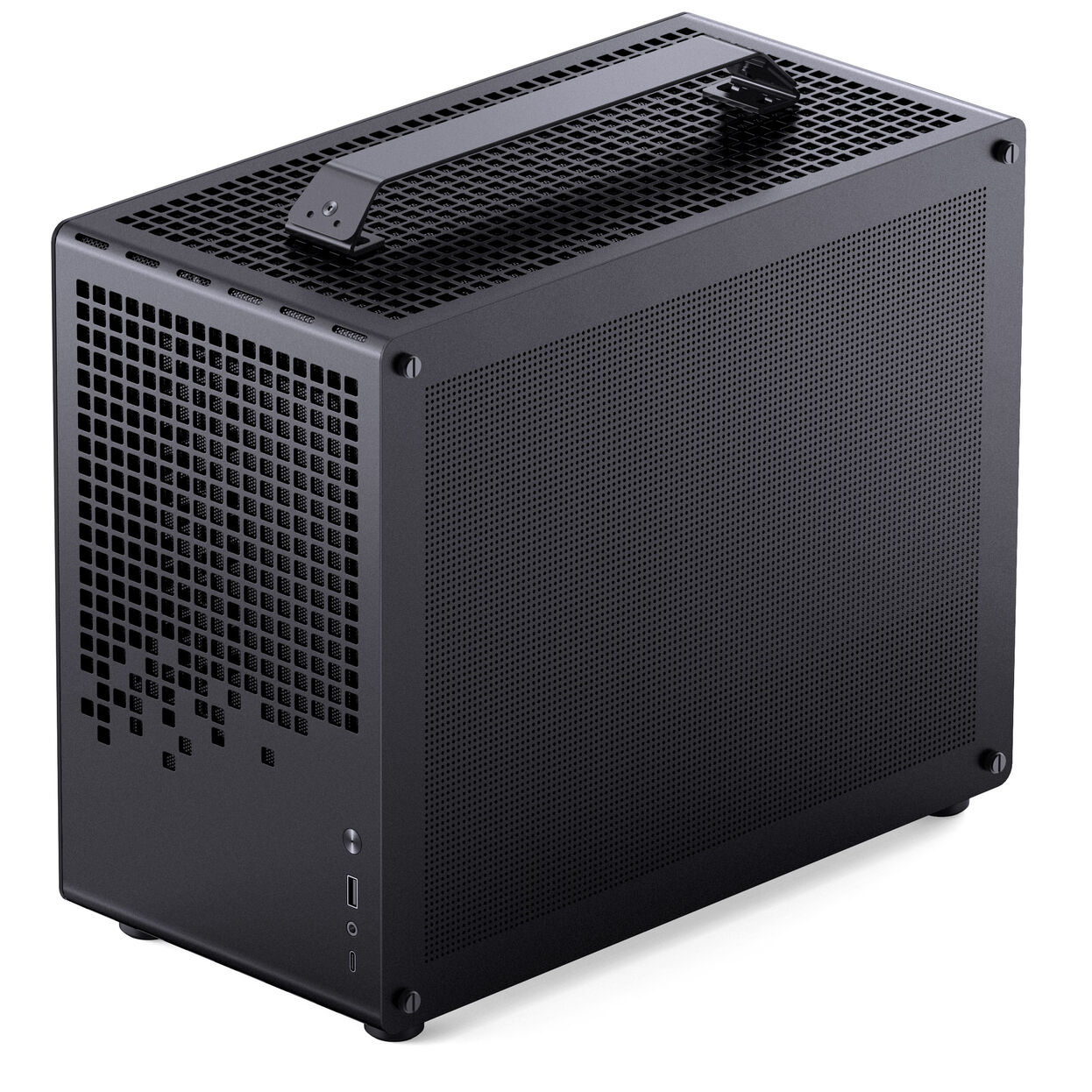 Jonsplus Z20 Micro-ATX case, with carrying handle - black