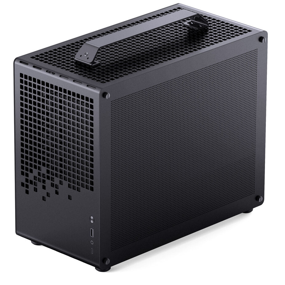 Jonsplus Z20 Micro-ATX case, with carrying handle - black