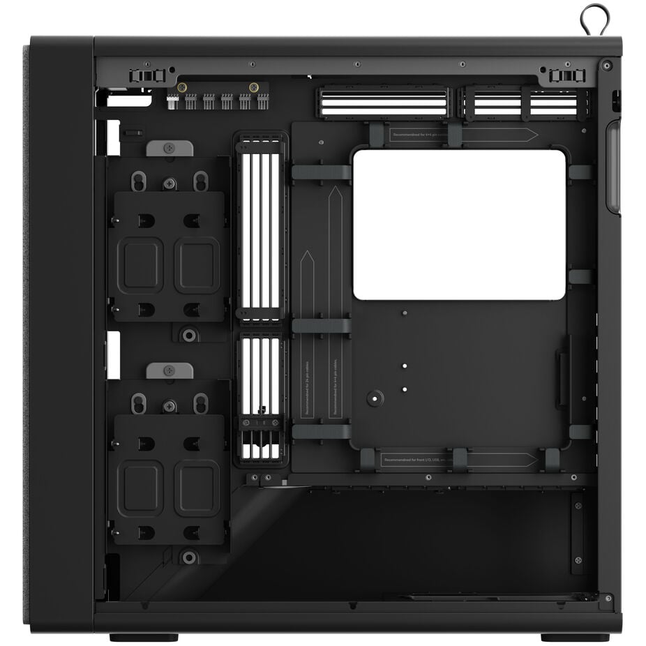 HAVN BF 360 Flow PC Case, Midi Tower, E-ATX, Tempered Glass - Black