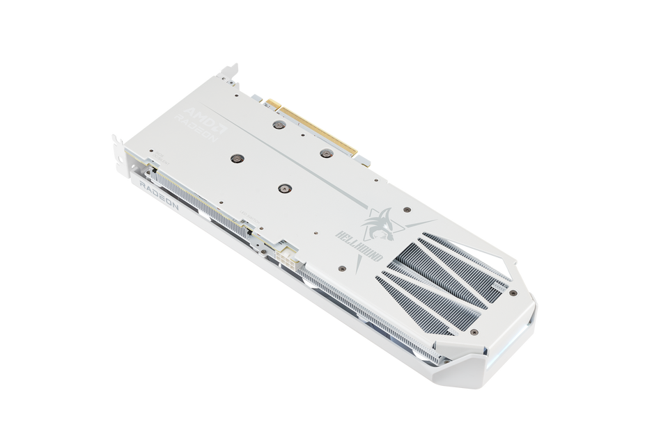 PowerColor Hellhound Spectral White Radeon RX 9060 XT OC Graphics Card ...