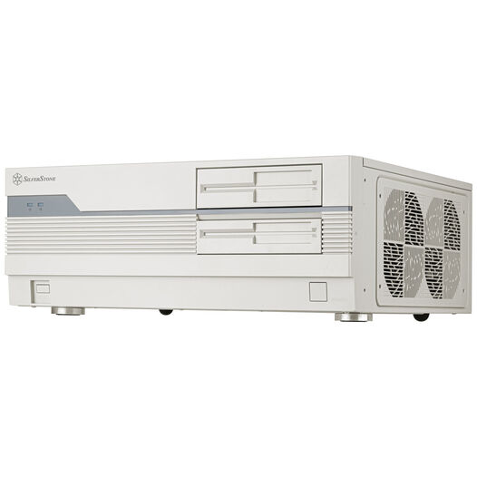 Silverstone FLP01 PC case, HTPC, SSI-CEB/ATX - white