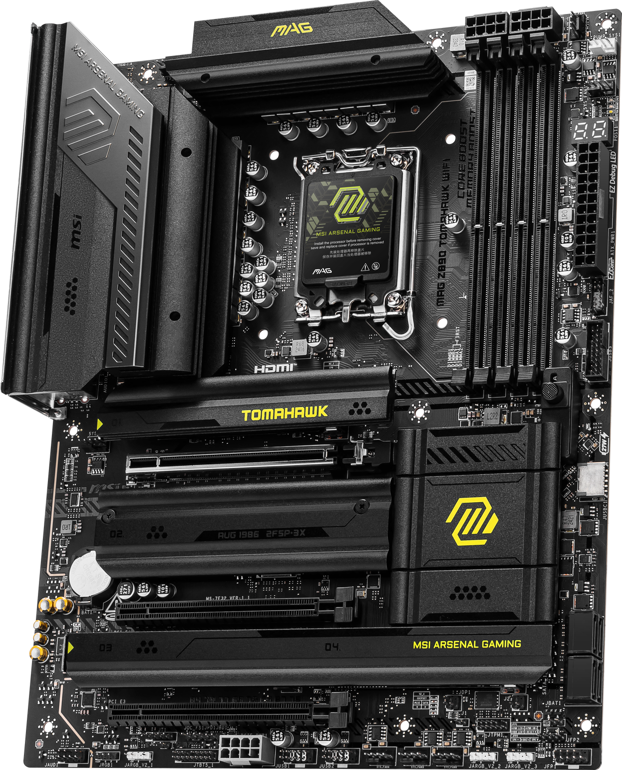 MSI MAG Z890 Tomahawk WiFi Mainboard, Sockel LGA 1851, Intel Z890, ATX ...