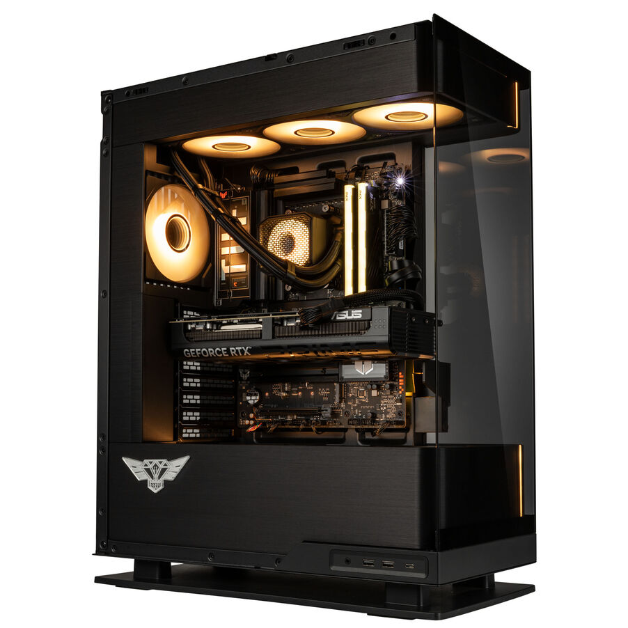 KingForge Gaming PC Diamond, AMD Ryzen 7 9800X3D, RTX 5080, Phanteks ...