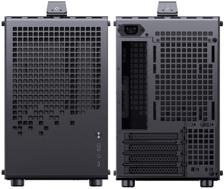 Jonsplus Z20 Micro-ATX case, with carrying handle - black