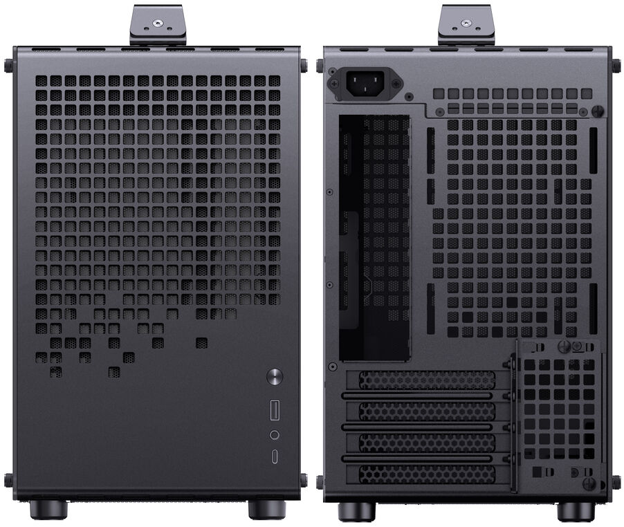 Jonsplus Z20 Micro-ATX case, with carrying handle - black