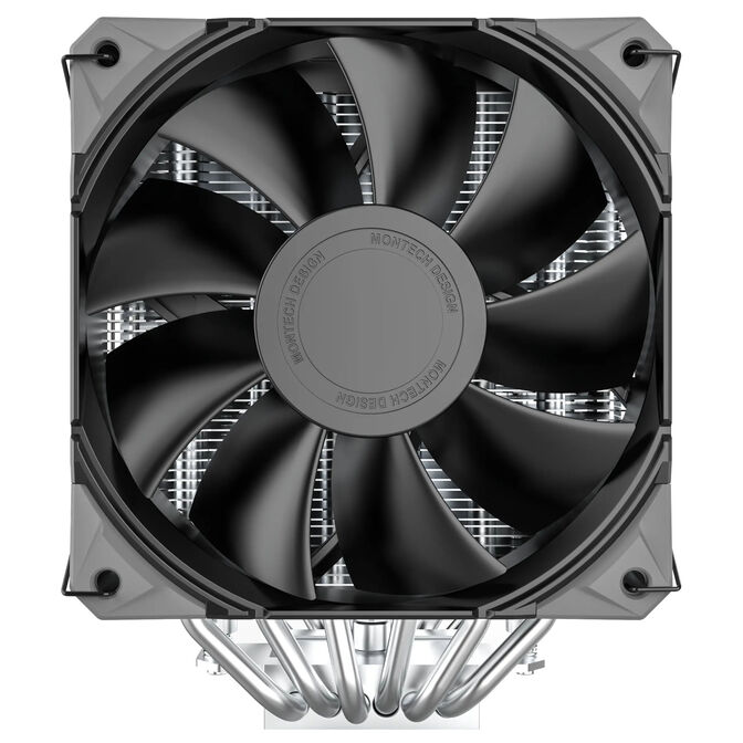 Montech NX600 CPU Kühler, Dual Tower - 2x 120mm, schwarz