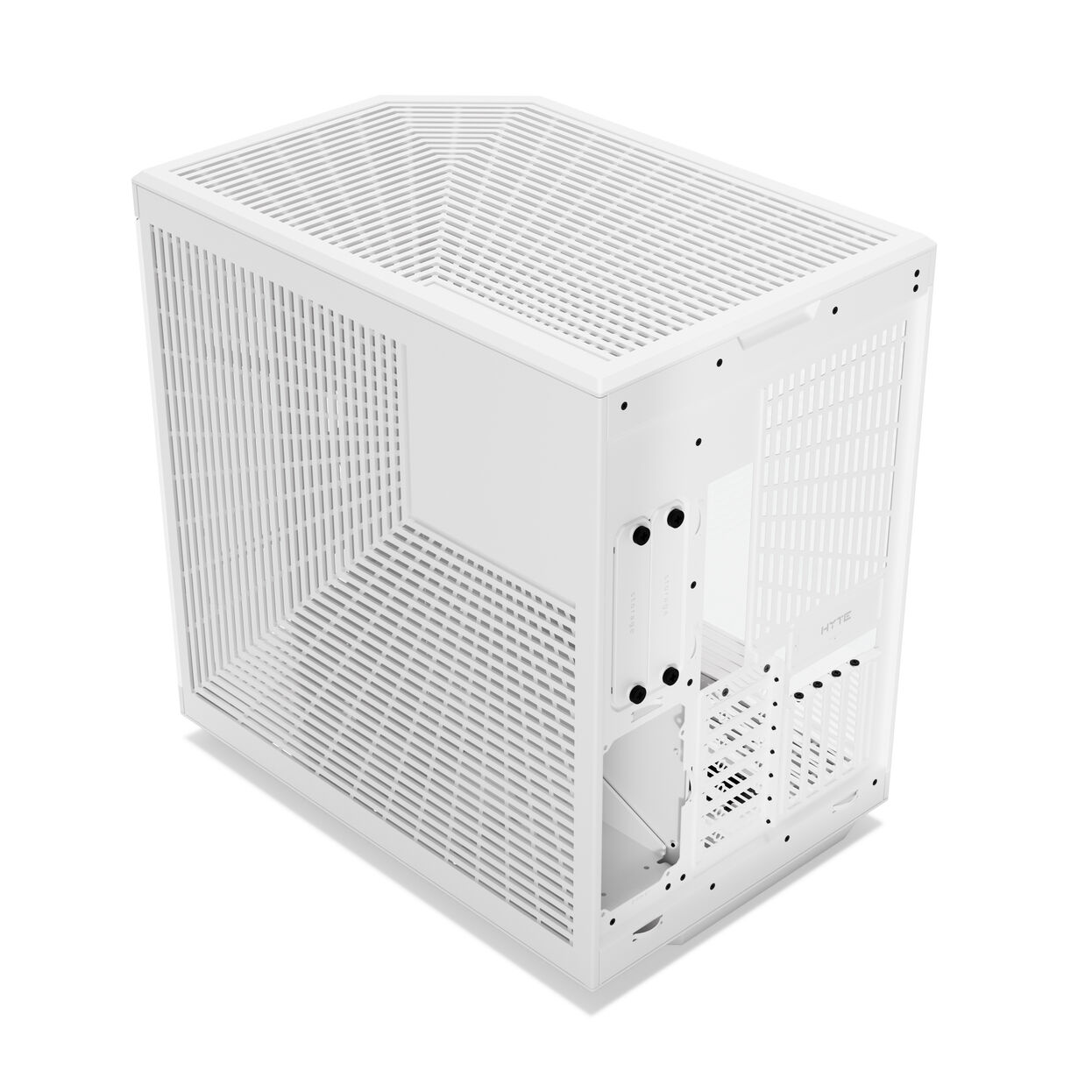 Hyte Y70 PC Case, Mid Tower, E-ATX, Tempered Glass - White