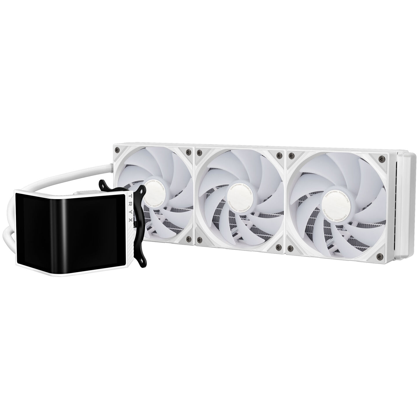 TRYX PANORAMA SE ARGB 360 All-in-One Liquid Cooler, 3D-AMOLED Display ...