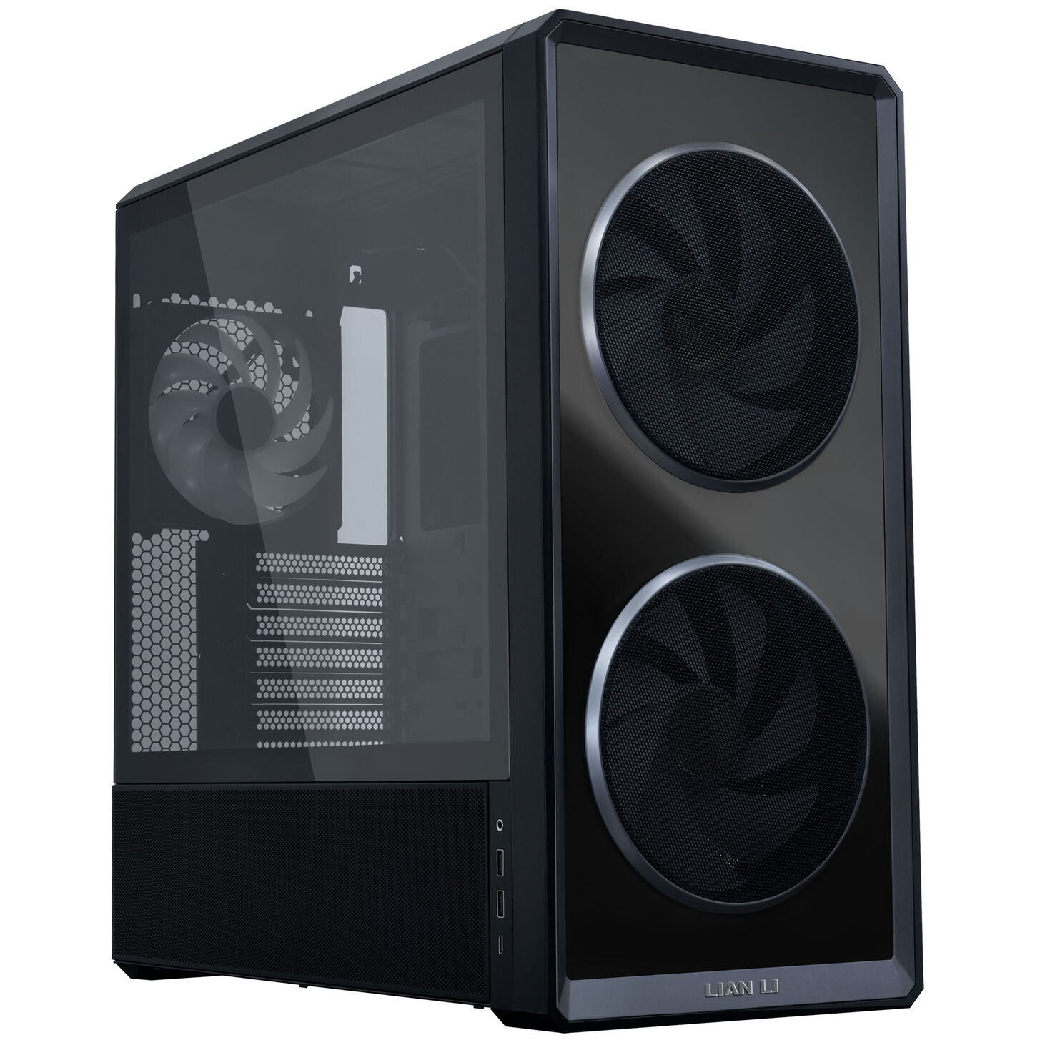 Lian Li LANCOOL 217 INF PC Case, Mid-Tower, Tempered Glass, RGB ...