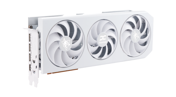 PowerColor Hellhound Spectral White Radeon RX 9070 XT Graphics Card ...