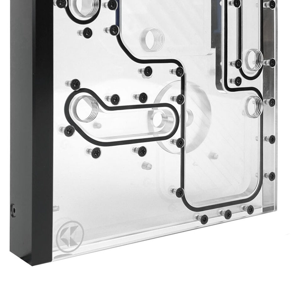 Stealkey Customs Lian Li O11D Mini MK1 Distroplate, ARGB DDC - Acryl