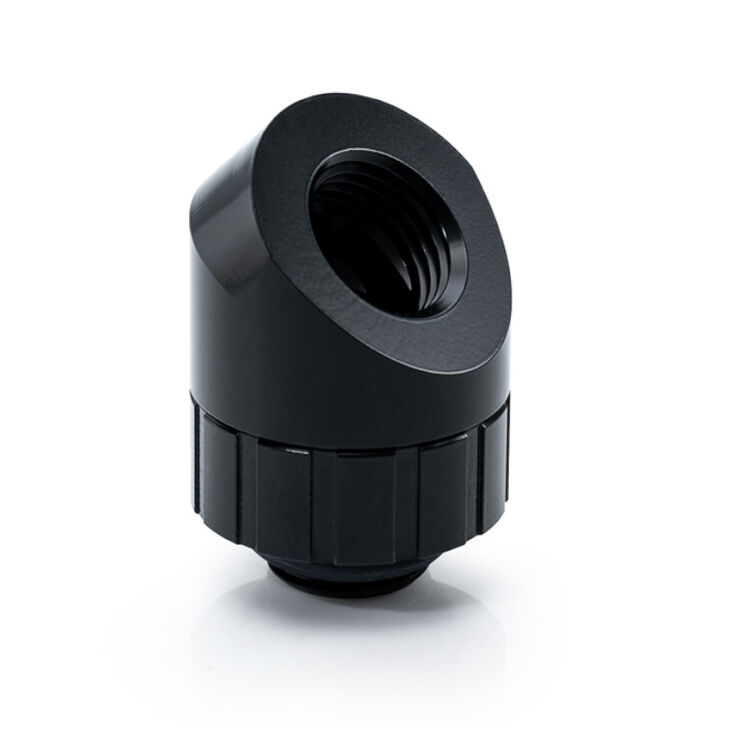 Bitspower Artemis 45 Degree Fitting - rotatable, matte black