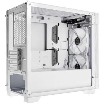 Lian Li LANCOOL 205M Mesh Micro-ATX Case, Tempered Glass - white