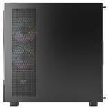 Montech XR Mid Tower, Tempered Glass - Black