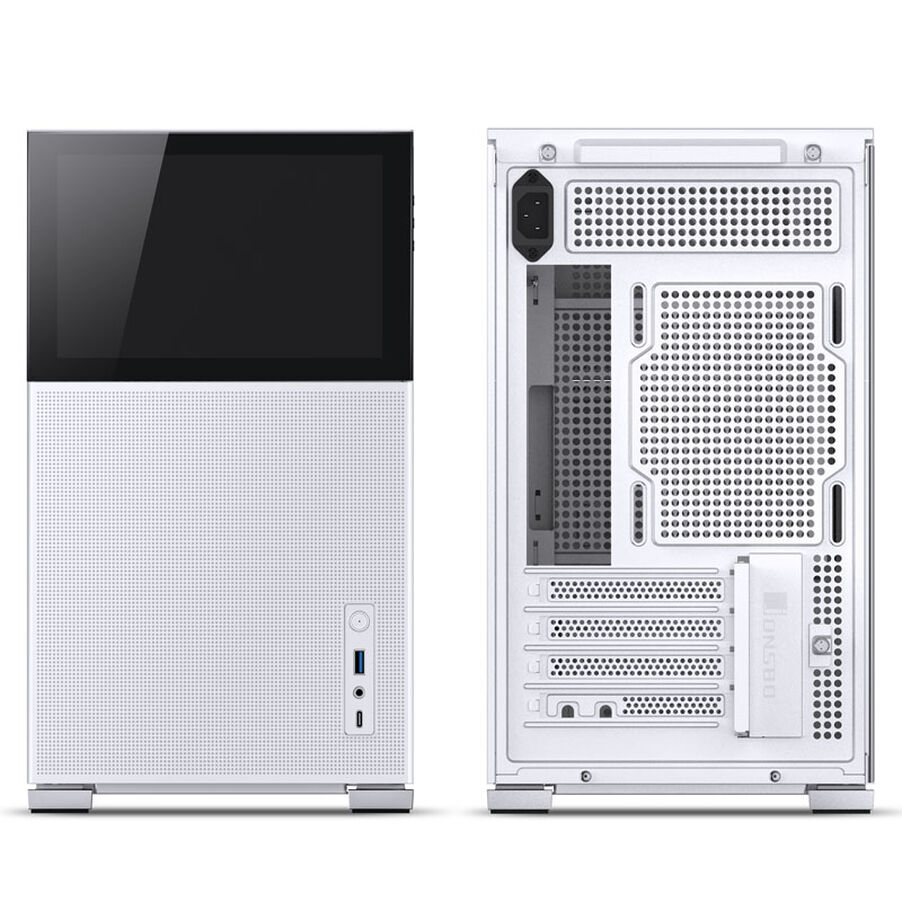 Jonsbo D31 MESH Screen Micro-ATX Case, Tempered Glass - white
