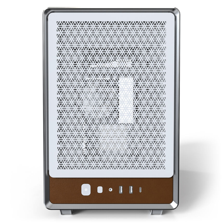 Montech HERITAGE PRO PC case, Mid Tower, ATX, Tempered Glass - white