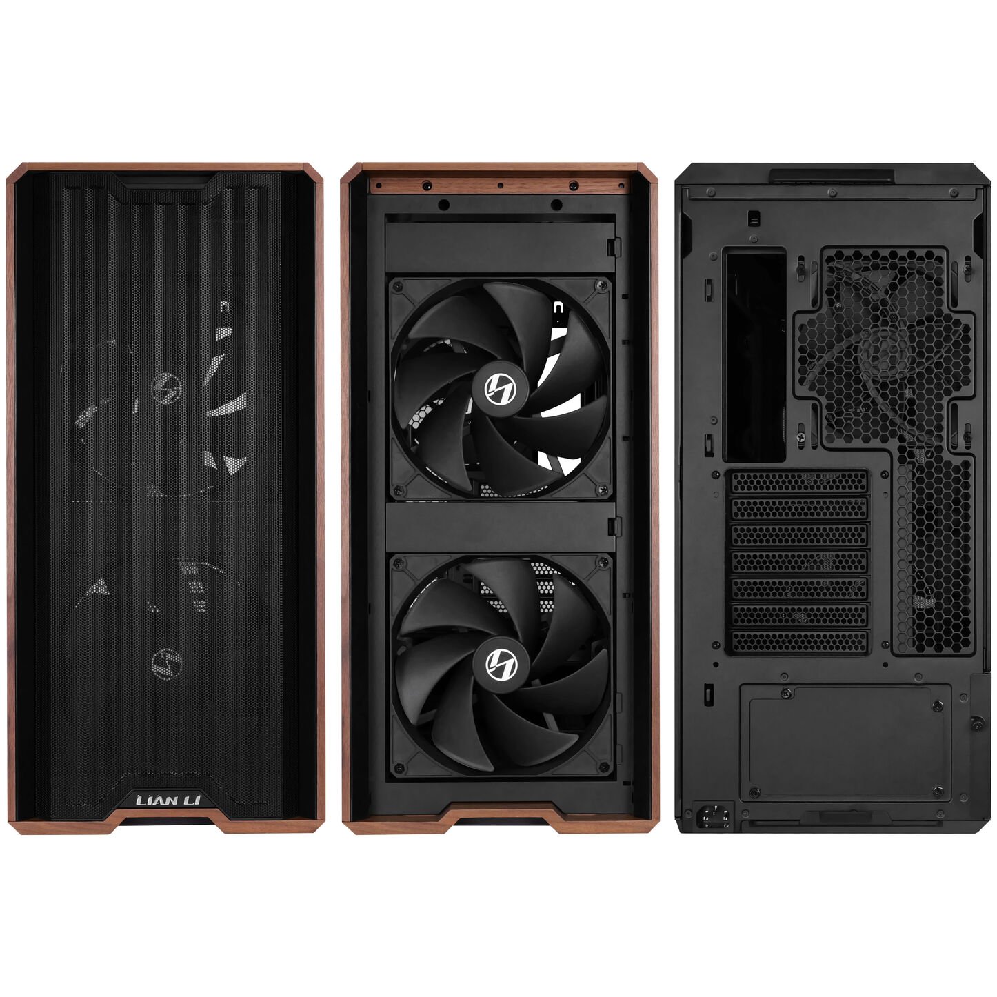 Lian Li Lancool 217 PC Case, Mid Tower, ATX, Tempered Glass - Black