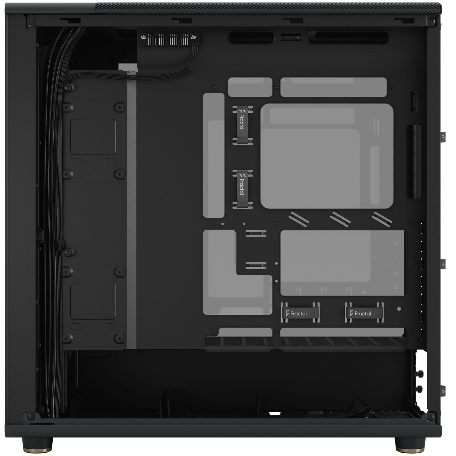 Fractal Design North XL PC Case, Mid Tower, ATX, Tempered Glass - Black