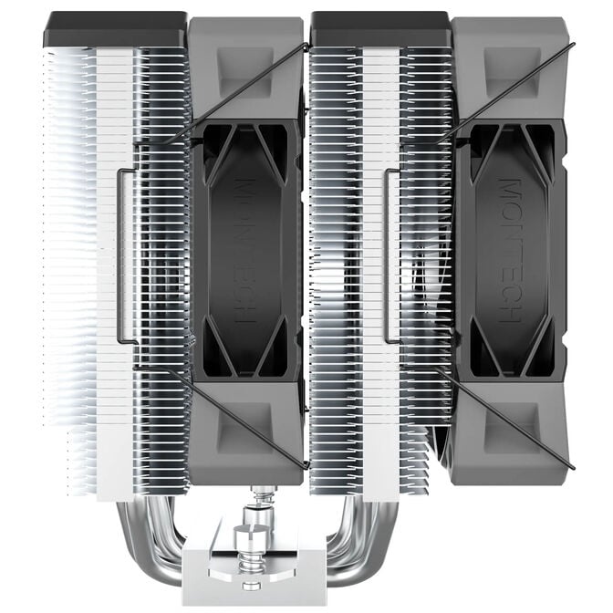 Montech NX600 CPU Kühler, Dual Tower - 2x 120mm, schwarz