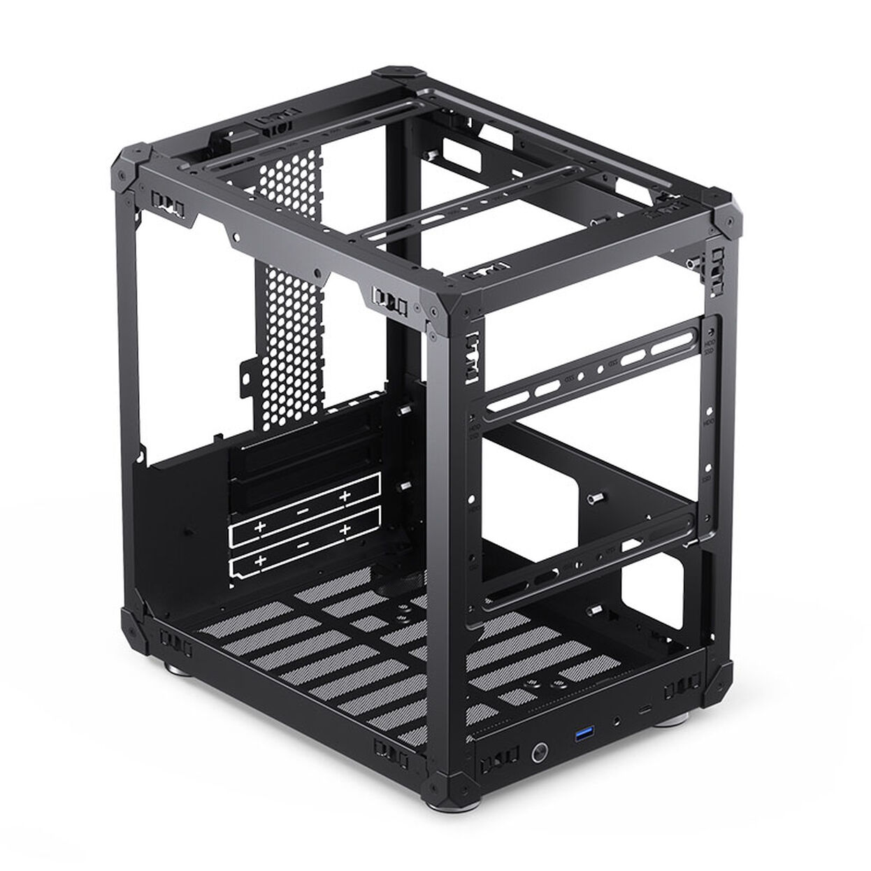 Jonsbo C6 PC Case, Mini Tower, Micro-ATX - black