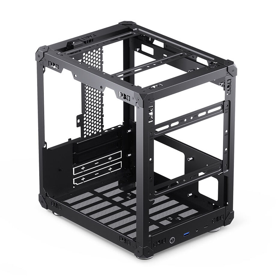 Jonsbo C6 PC Case, Mini Tower, Micro-ATX - black