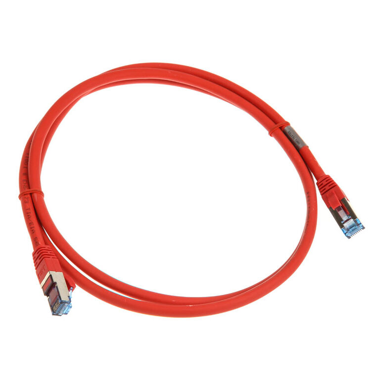 InLine Patch Cable Cat.6A, S/FTP (PiMf), 500MHz, red - 1.5m