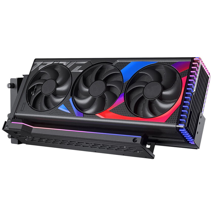 Phanteks Premium Vertical GPU Bracket + PCIe 4.0 x16 Riser Cable, DRGB ...