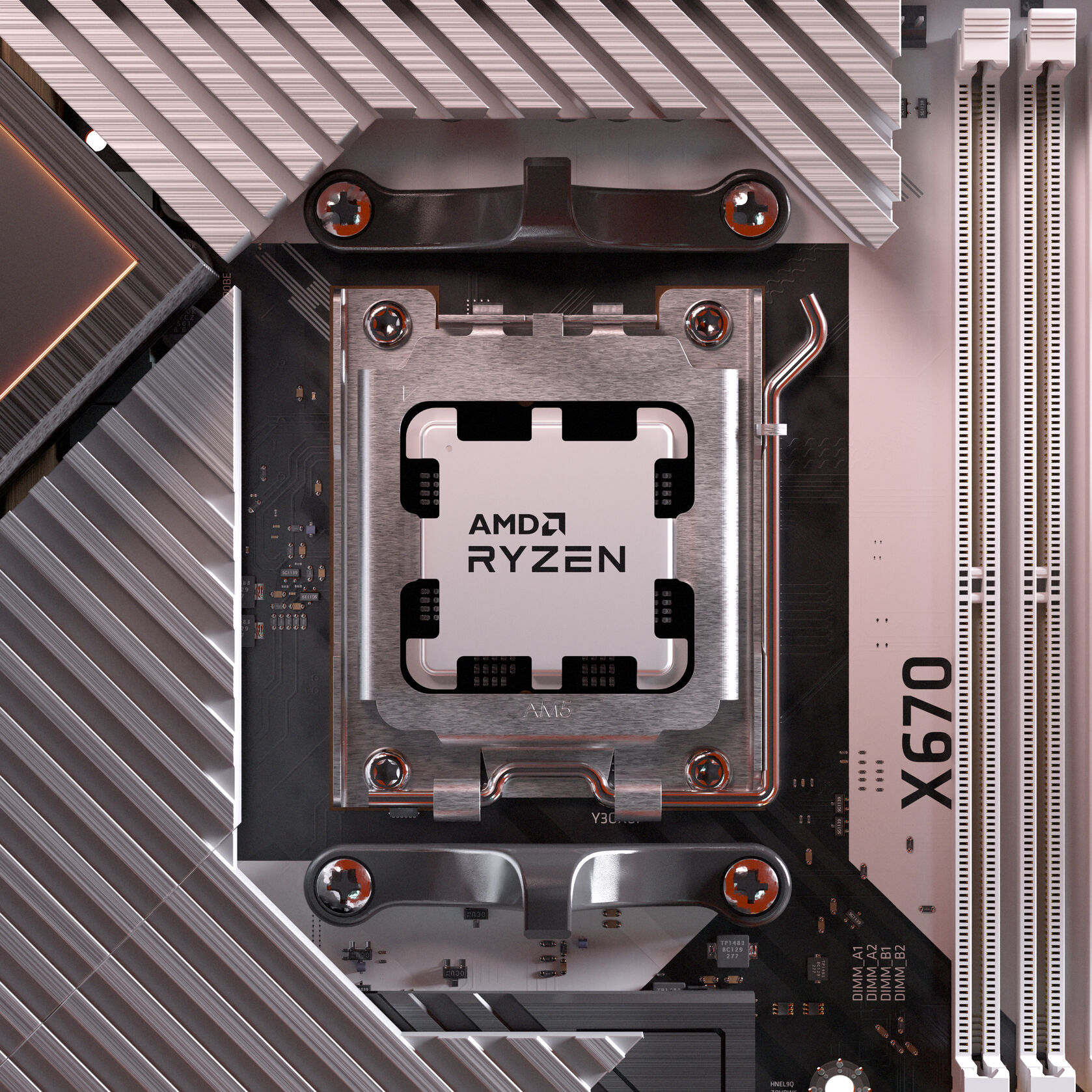 AMD Ryzen 7 9800X3D CPU, 8 cores, 5.2 GHz, Socket AM5 (Granite Ridge ...