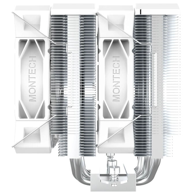 Montech NX600 CPU Kühler, Dual Tower - 2x 120mm, weiß