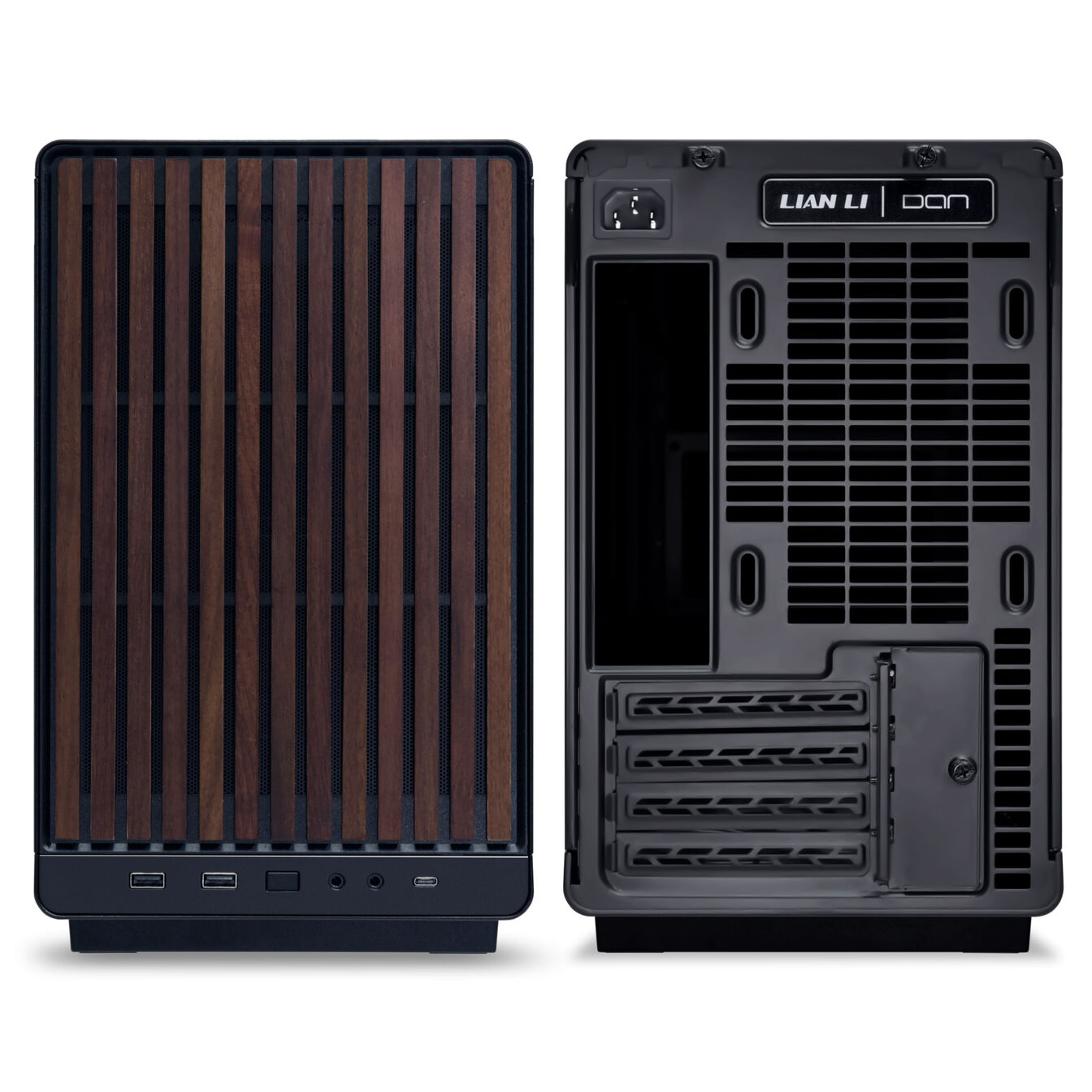 Lian Li DAN Cases A3-mATX Wood Edition PC Case, Tempered Glass, Micro ...